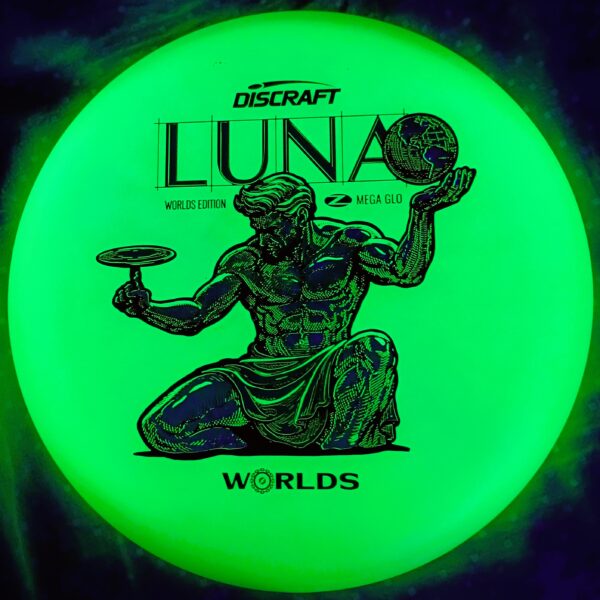 Discraft LUNA Golf Disc | Worlds | 2026 | Mega Glo - Disc Golf Fly Mart
